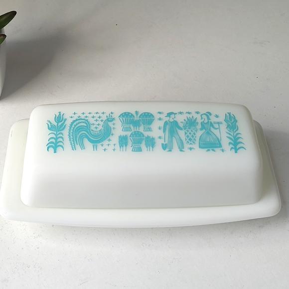 Pyrex | Kitchen | Pyrex Amish Butterprint Butter Dish Vintage ...